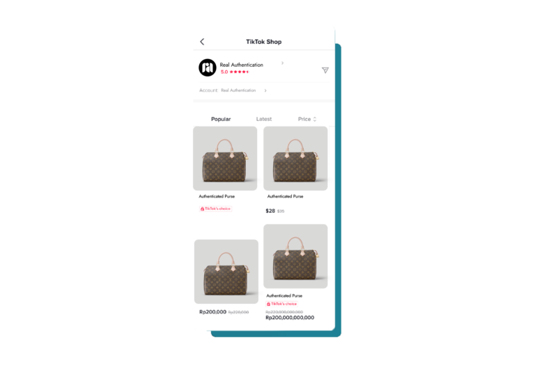 TikTok Shop - REAL AUTHENTICATION